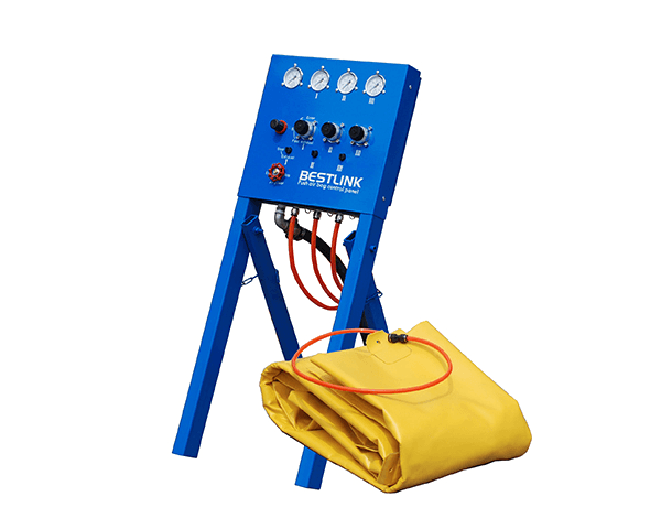 Marble and Granite Stone Block Separation and Overturn Pushing Down Air ...