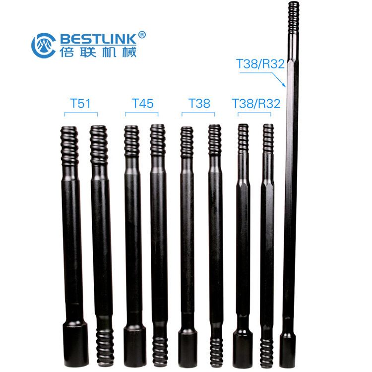 Thread Rock Drilling Tools Tunneling MF Drill Rod - Xiamen Bestlink ...