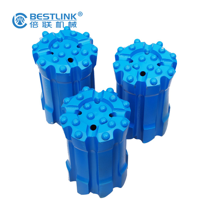 GT60-115mm Threaded Button Drill Bits Retrac And Uniface For Bench ...