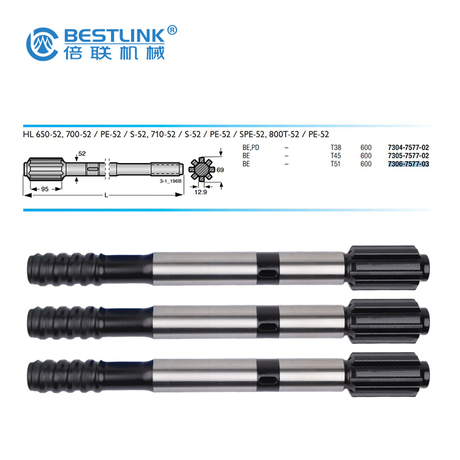 R32 R38 T38 T45 T51 Thread Drill Shank Adapter Striking Bar for ...