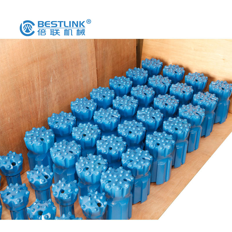 R32, T38, T45, T51, GT60 Thread Button Bit, Used in bench drilling ...