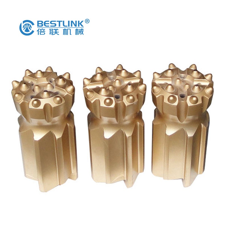 Hard Rock Ballistic Button Bits , Hole Drill Bit With High Drilling ...