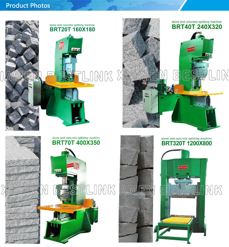 Saw-Cut Face Hydraulic Stone Splitting Machine, Granite Marble Paving ...