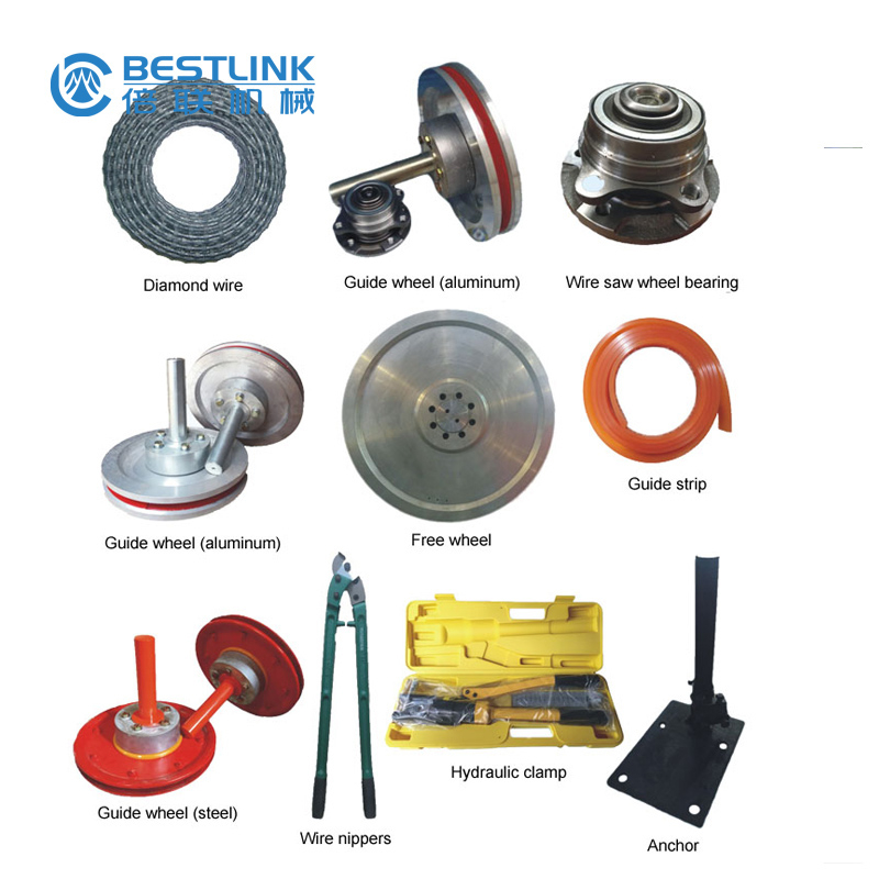 Diamond Wire Saw Cutter for Marble Granite Stone Quarry Cutting - Buy ...